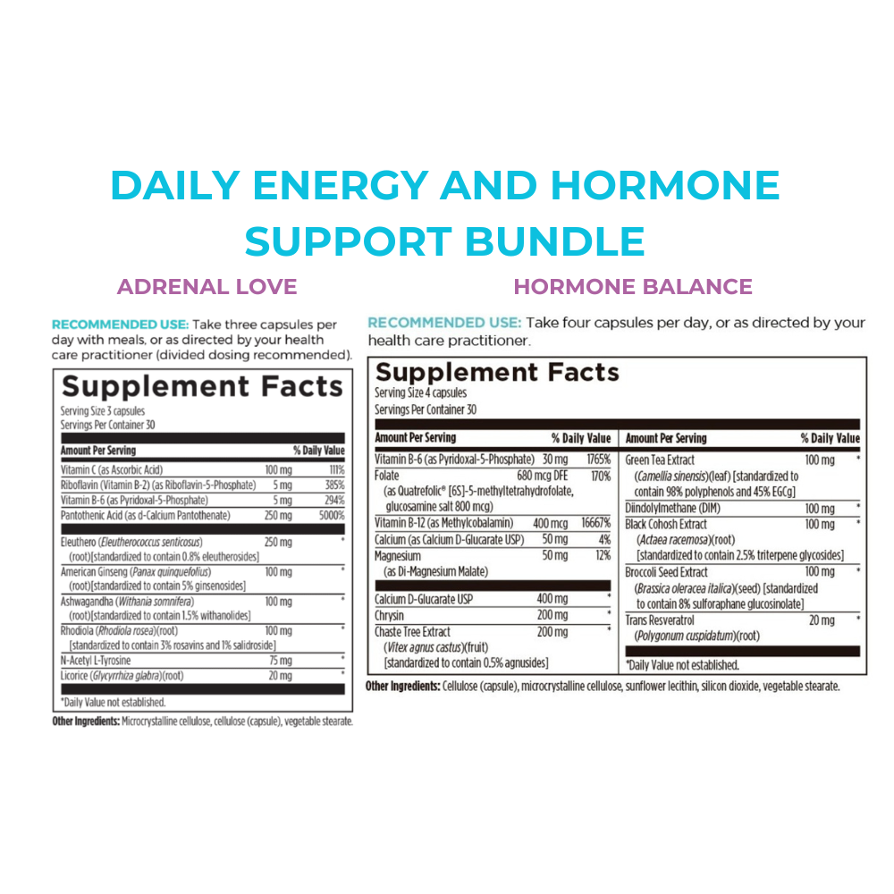 Daily Energy & Hormone Support Bundle – Dr. Mariza