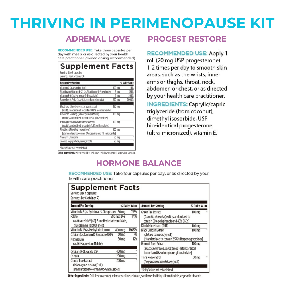 Thriving In Perimenopause Kit – Dr. Mariza